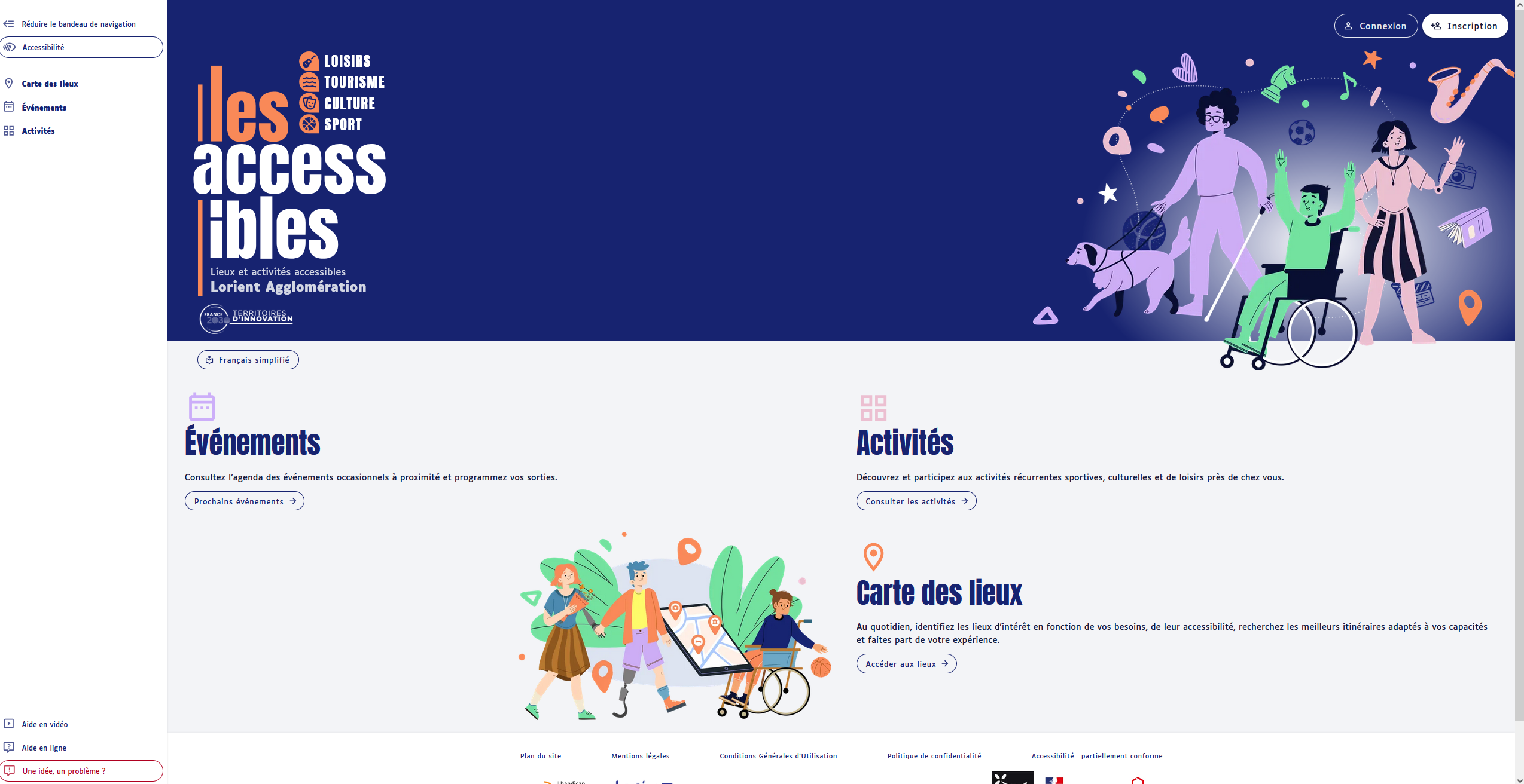 Les accessibles : évènements et guidage adapté - Héros Territoriaux